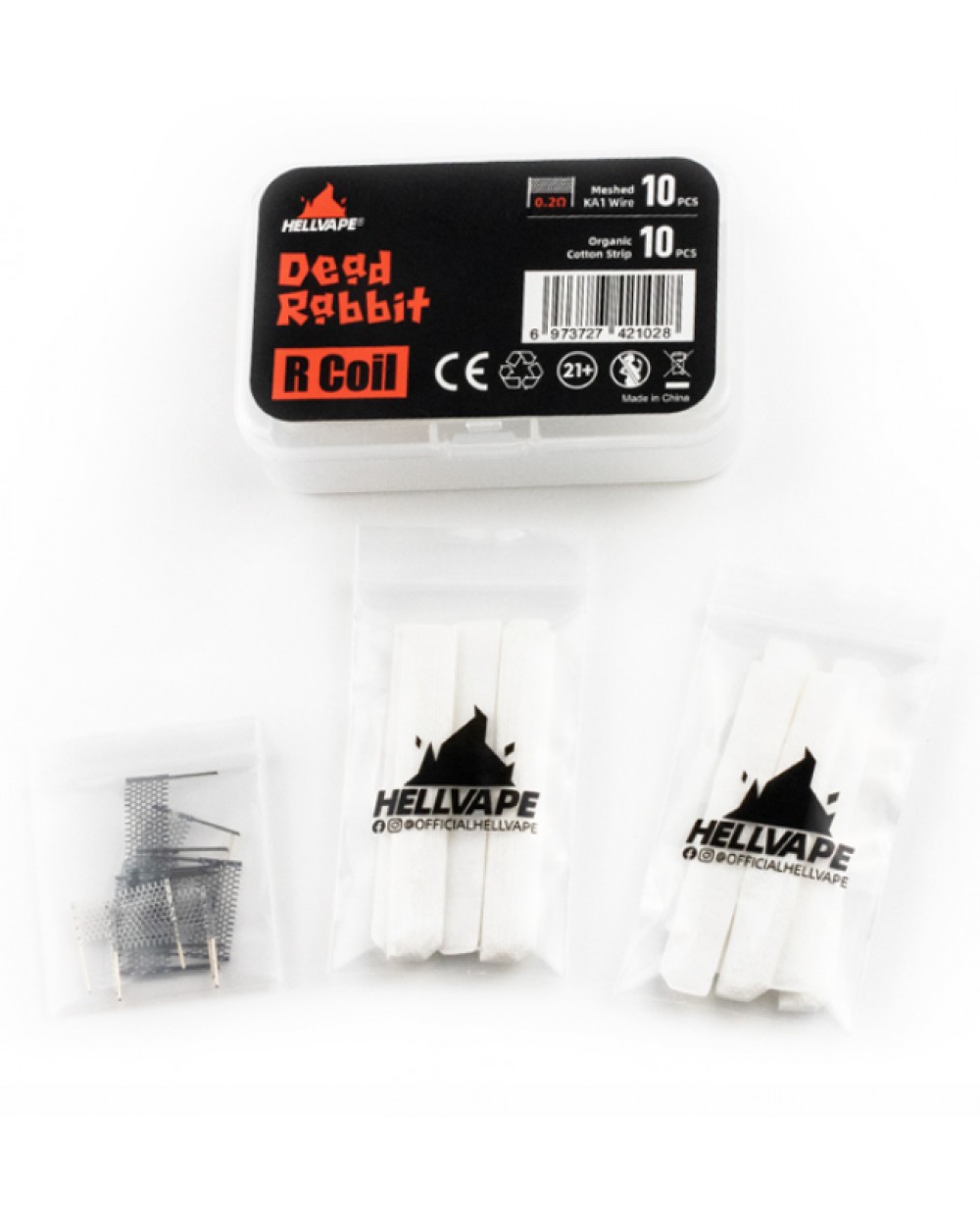 Hellvape Dead Rabbit R Tank Coil (10pcs/Pack) $13.9